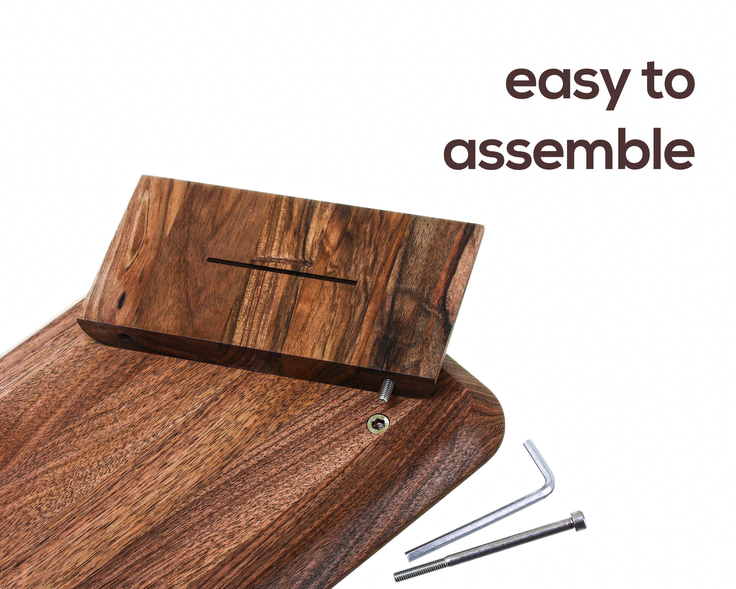 Wood Monitor Stand with shelf (Classic Design) – TheHrdwood