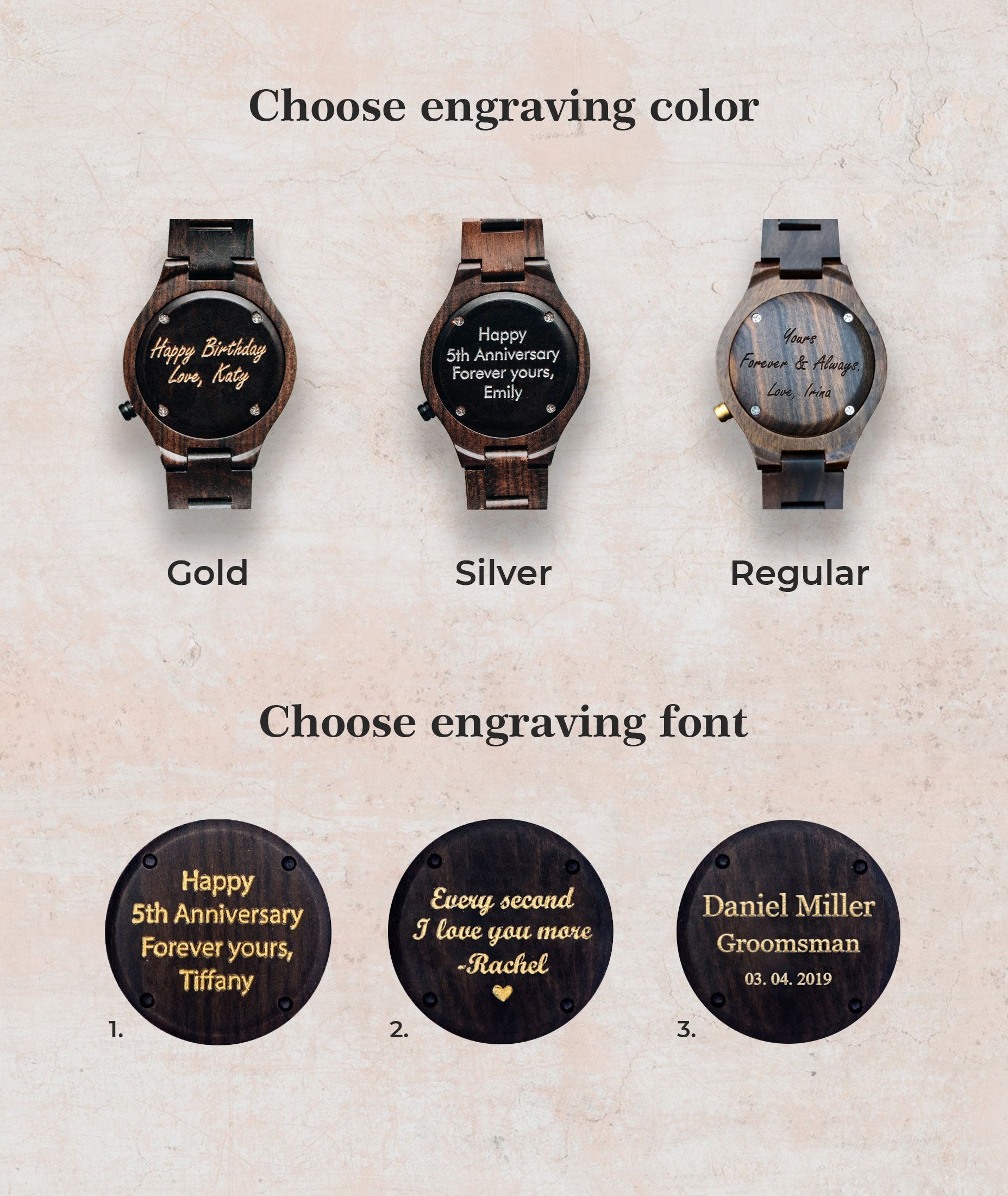 Watch Engraving Sayings